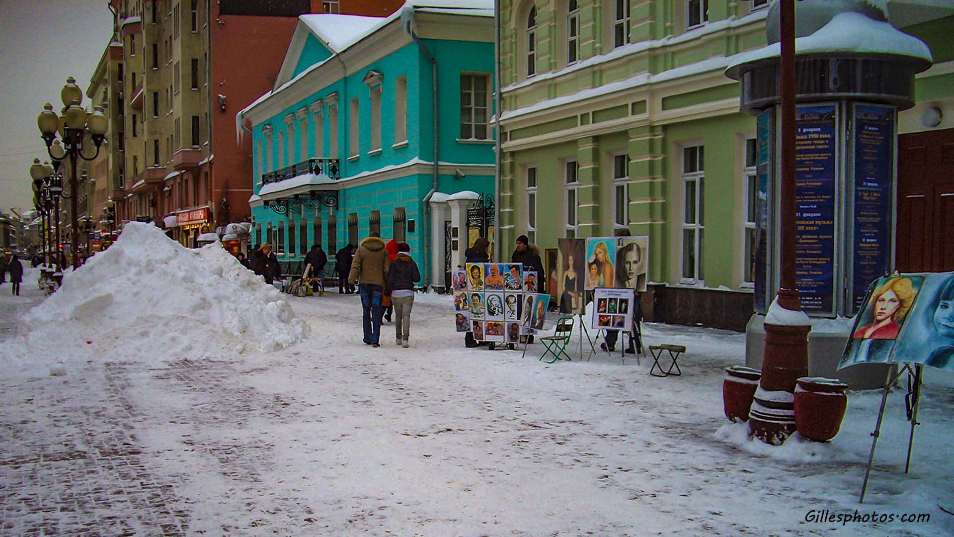 Hiver a Moscou - russie
